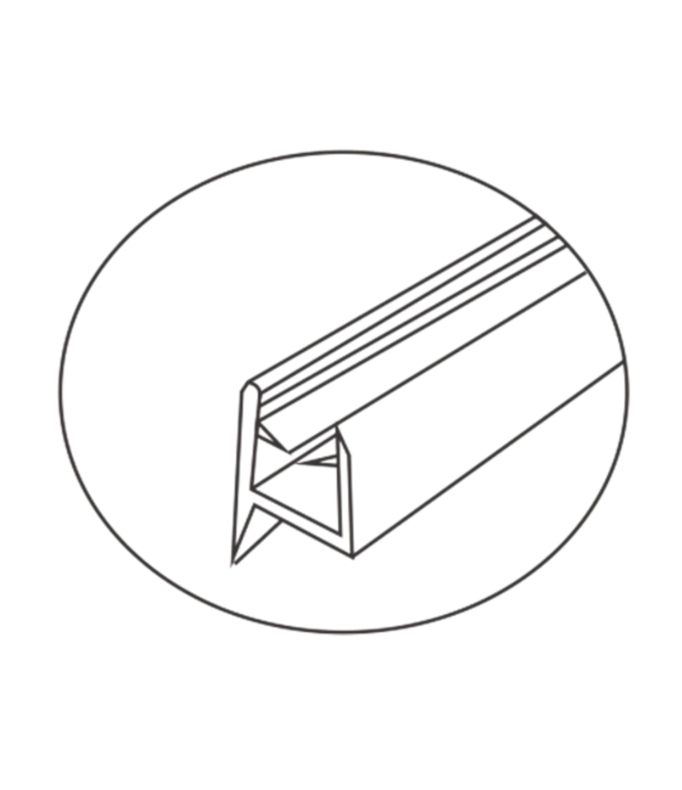 Burlete Lengueta Lateral Dura Inox cj BRK209 Brüken - Brüken